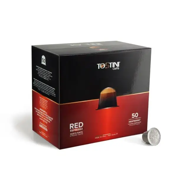Tostini Red 50 Capsule Sistema Nespresso® – CoffeeHouseDDM